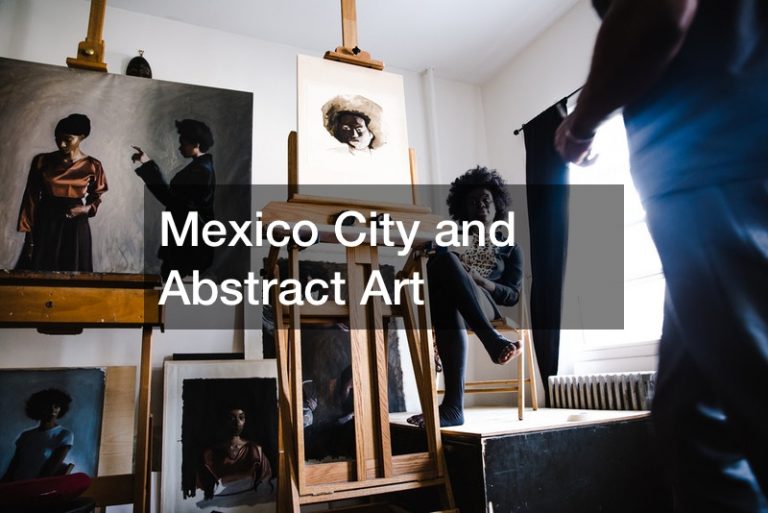 Mexico City and Abstract Art - Cool Artwork